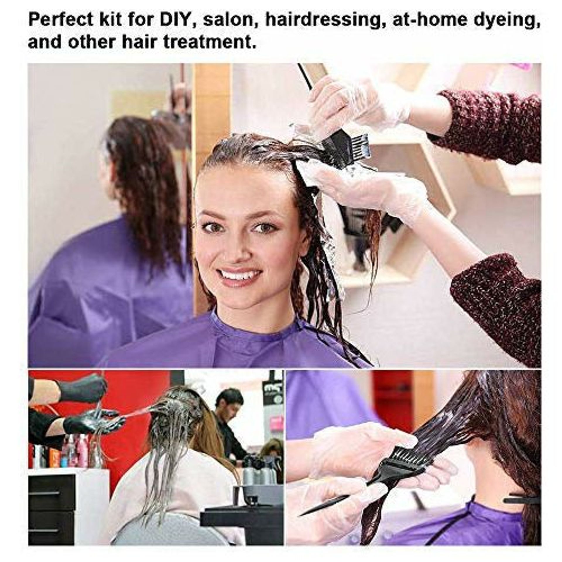 Hair Colour Set,Hair Tinting Set,Hair Dye Kit,Hair Colour Brush,Colouring