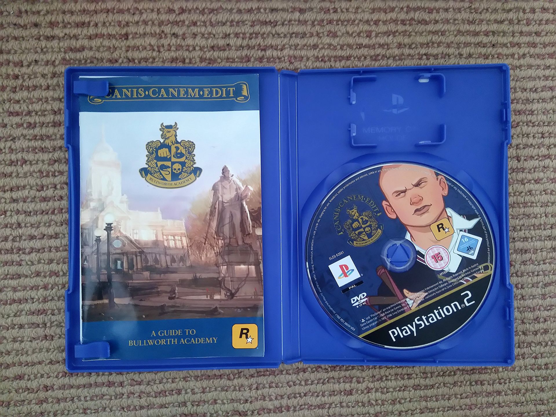 PS2 Game Canis Canem Edit By Rockstar Games Single Player Adventure - Sta