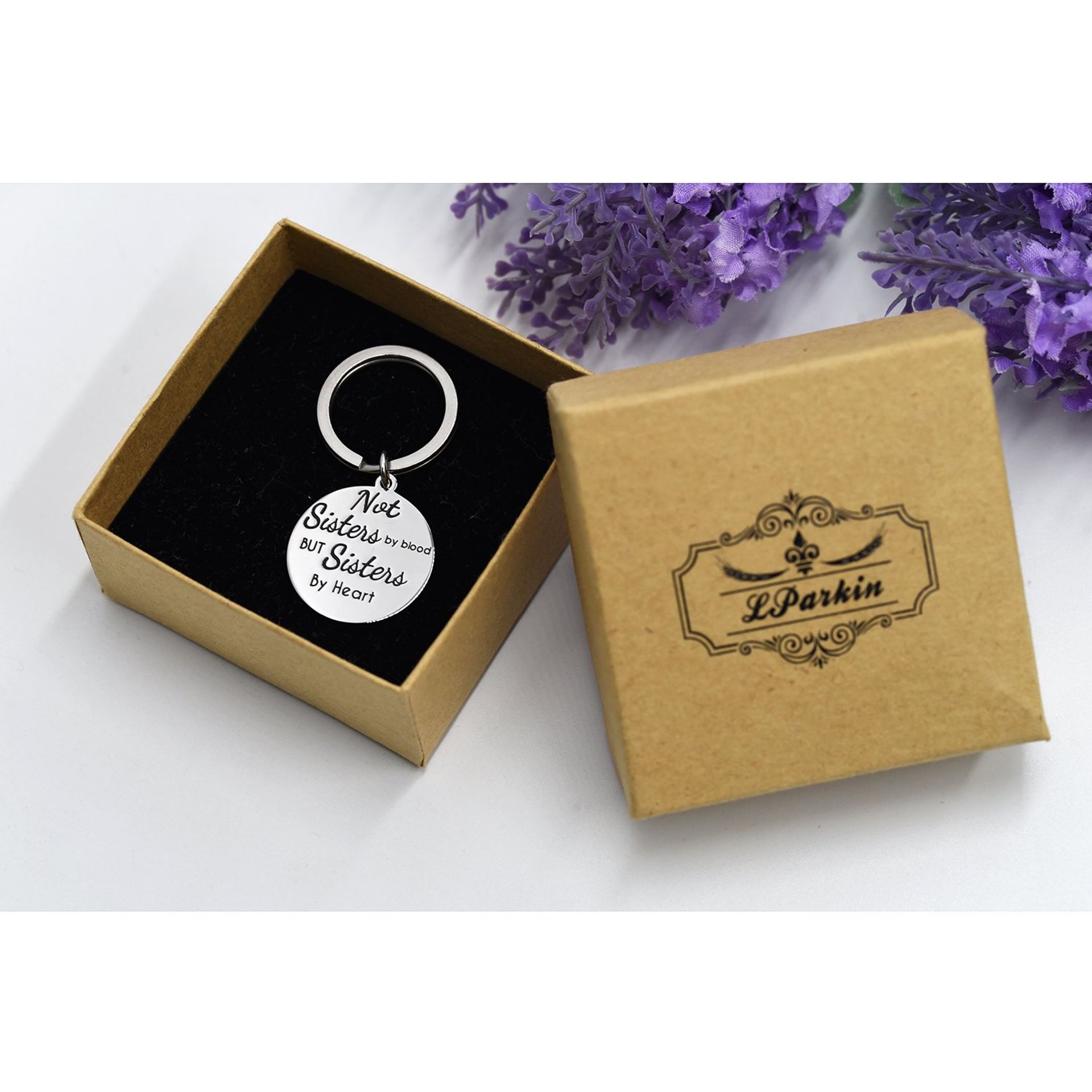 Friends Keychain For Sisters By Heart - Thoughtful Gift For Friendships